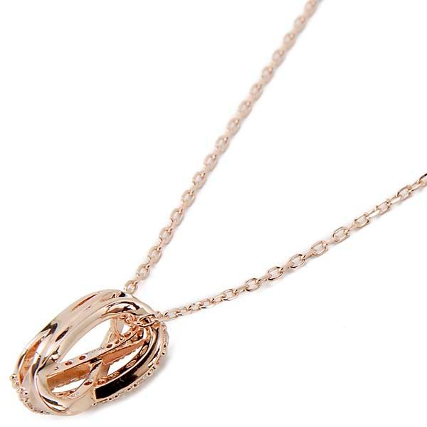 SWAROVSKI Swarovski スワロフスキー ネックレス レディース 5620549 Twist トイスト ローズゴールド : s ...