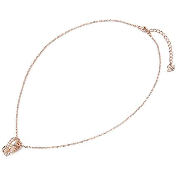 SWAROVSKI Swarovski スワロフスキー ネックレス レディース 5620549 Twist トイスト ローズゴールド : s ...
