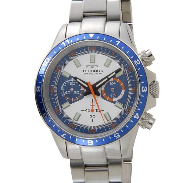 テクノス TECHNOS メンズ 腕時計 T4377SN クロノグラフ タキメーター ブルー : s-select - 通販 - Yahoo ...