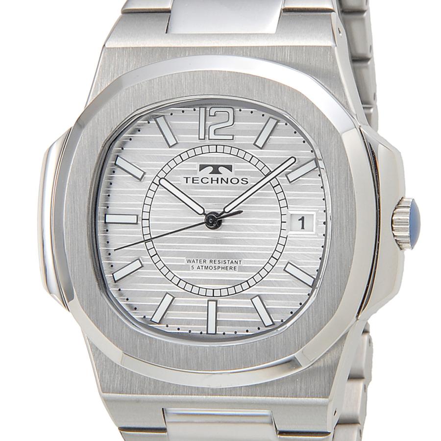 TECHNOS（時計） TECHNOS テクノス メンズ 腕時計 シルバー T9C23SS デイト ステンレス : s-select - 通販 - Yahoo!ショッピング