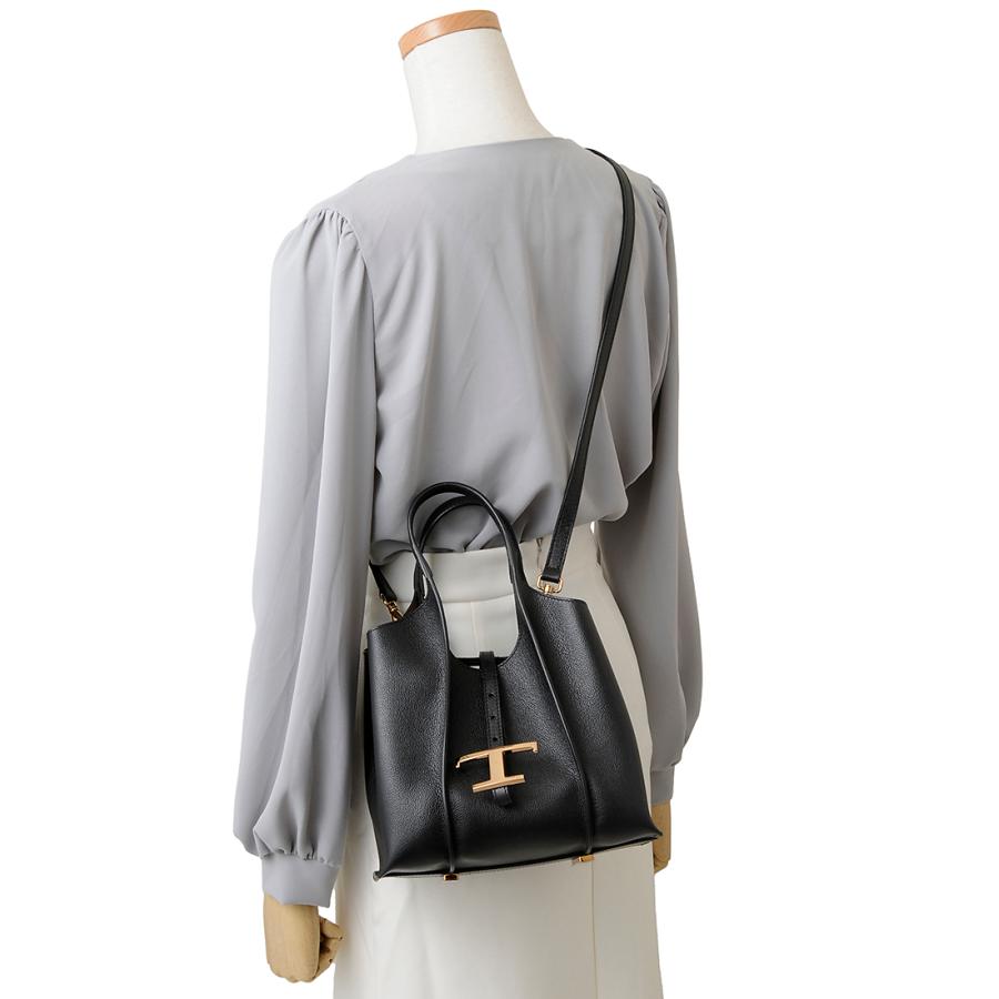 TOD'S トッズ ショルダーバッグ レディース ブラック XBWTSBA9100 Q8E BK : s-select - 通販 - Yahoo!ショッピング
