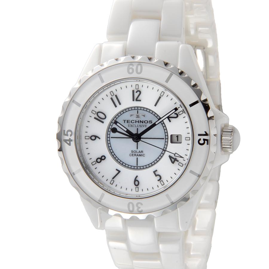 TECHNOS（テクノス） ボーナスストア5%OFF TECHNOS 腕時計 メンズ TE9002TW セラミック ソーラーウォッチ : s-select - 通販 - Yahoo!ショッピング