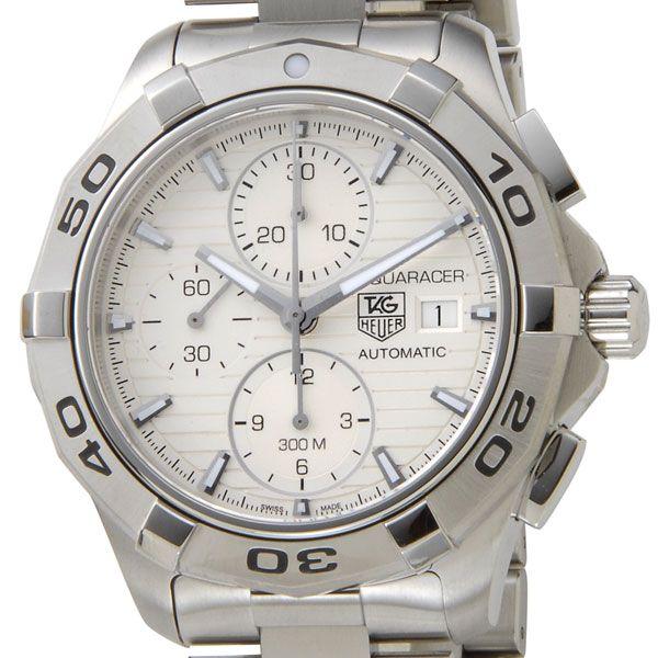 TAG HEUER タグホイヤー Heuer メンズ腕時計 アクアレーサー CAP2111.BA0833 ホワイト×シルバー ブランド : s-select - 通販 - Yahoo!ショッピング