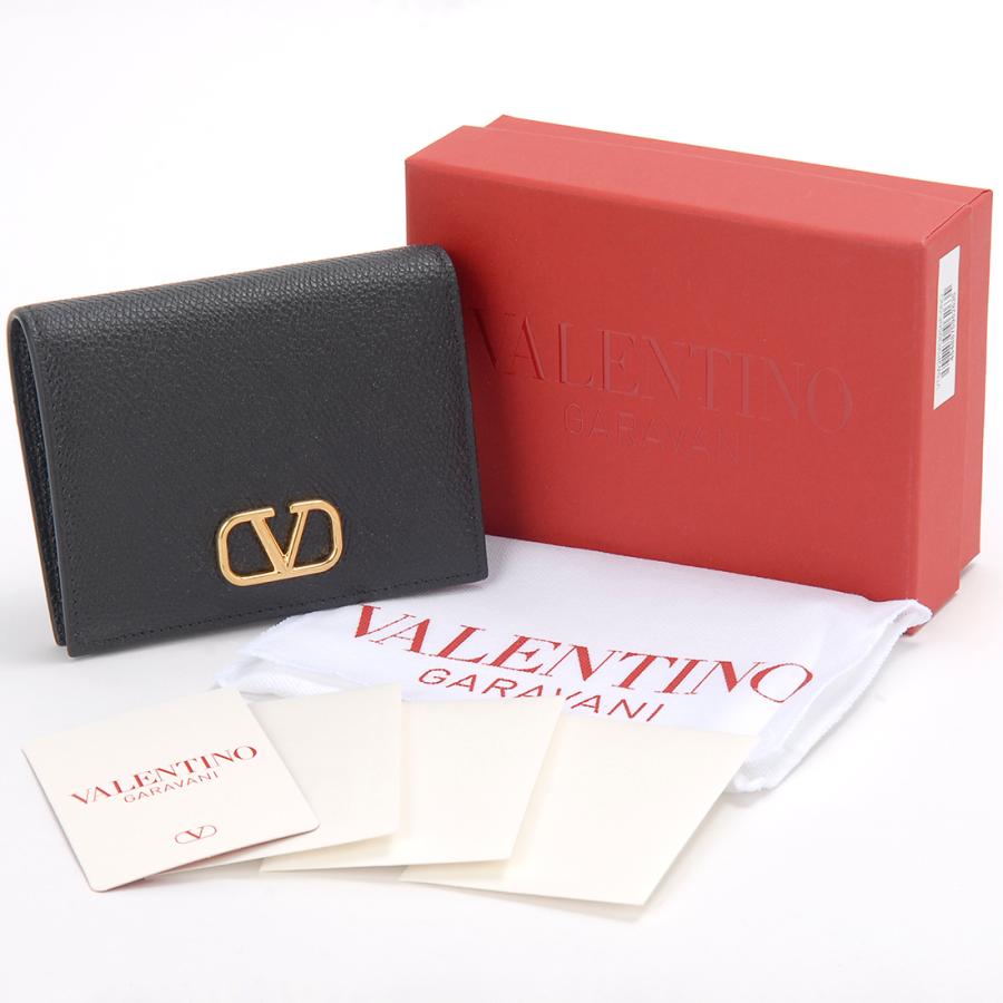 VALENTINO ヴァレンティノ 二つ折り財布 レディース ブラック VALENTINO ヴァレンティノ 二つ折り財布 レディース ブラック