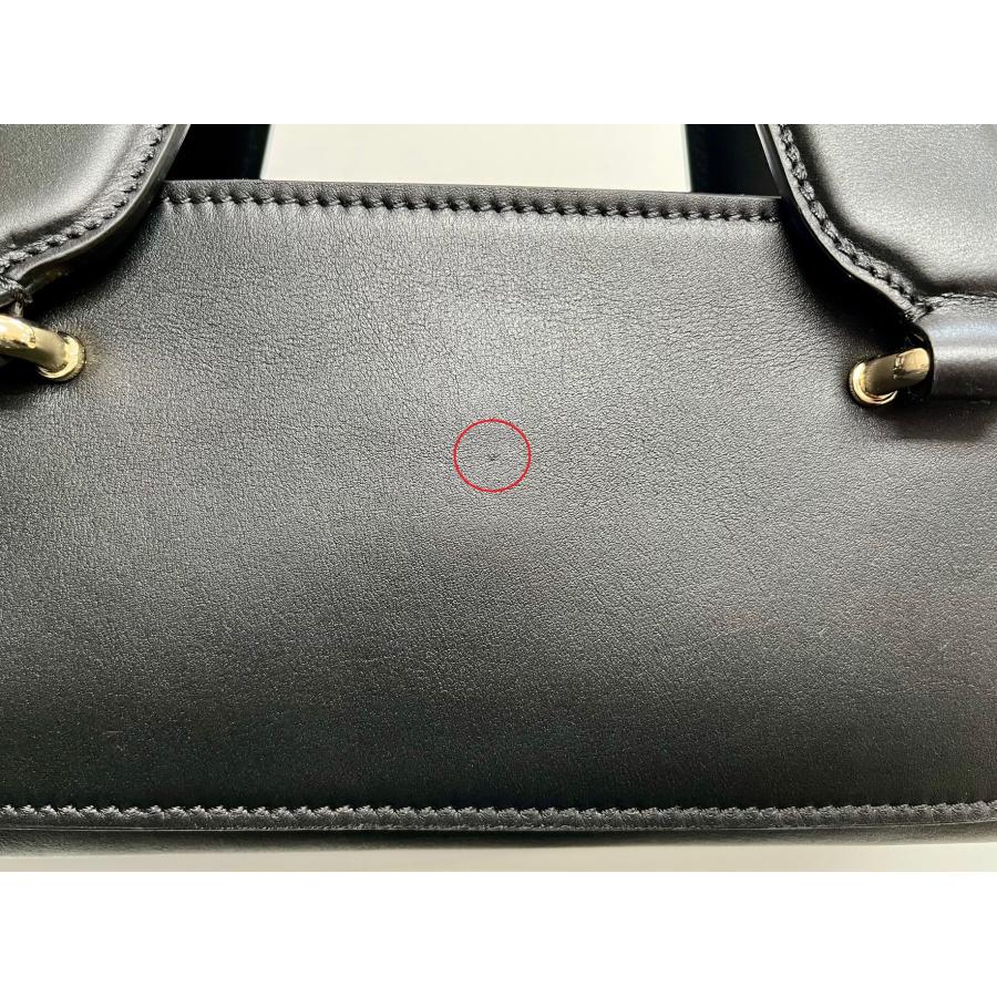 訳あり 背面に傷あり aim エイム ハンドバッグ レディース ブラック