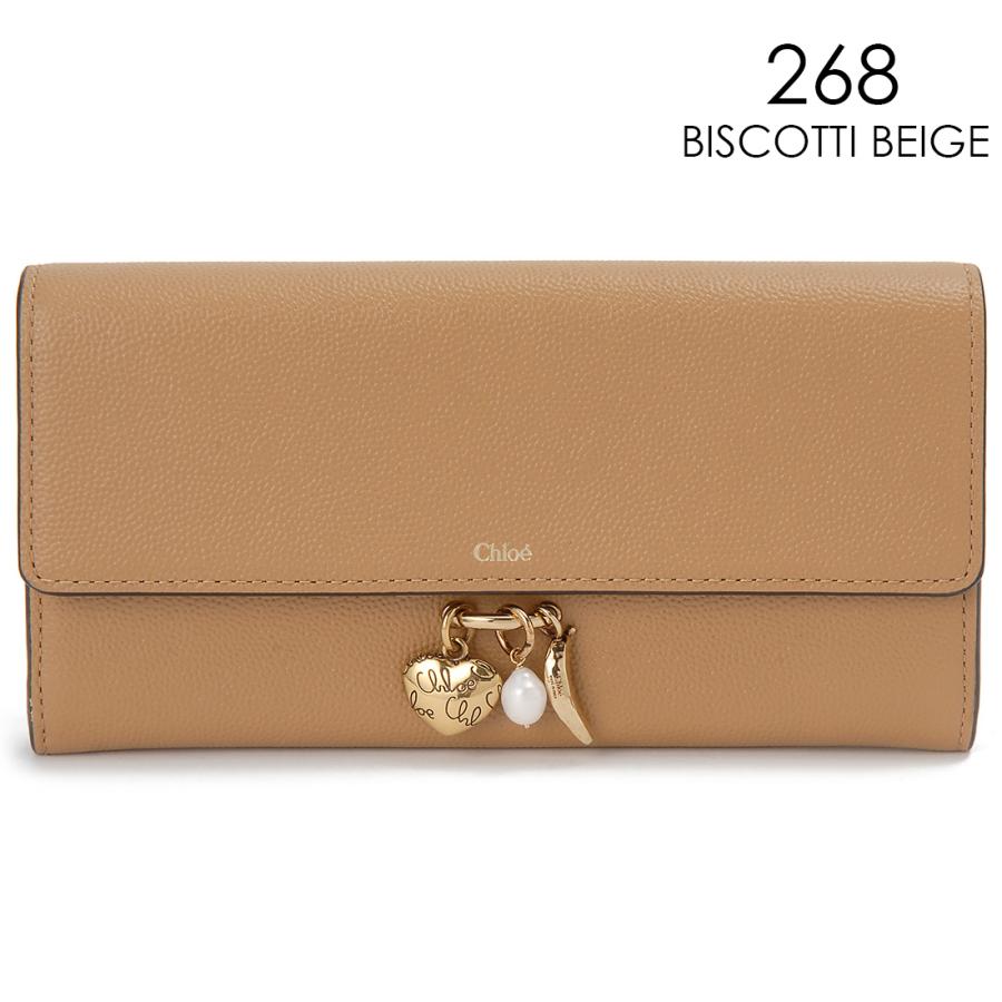 訳あり 正面左側に汚れあり クロエ Chloe 長財布 ビスコッティベージュ