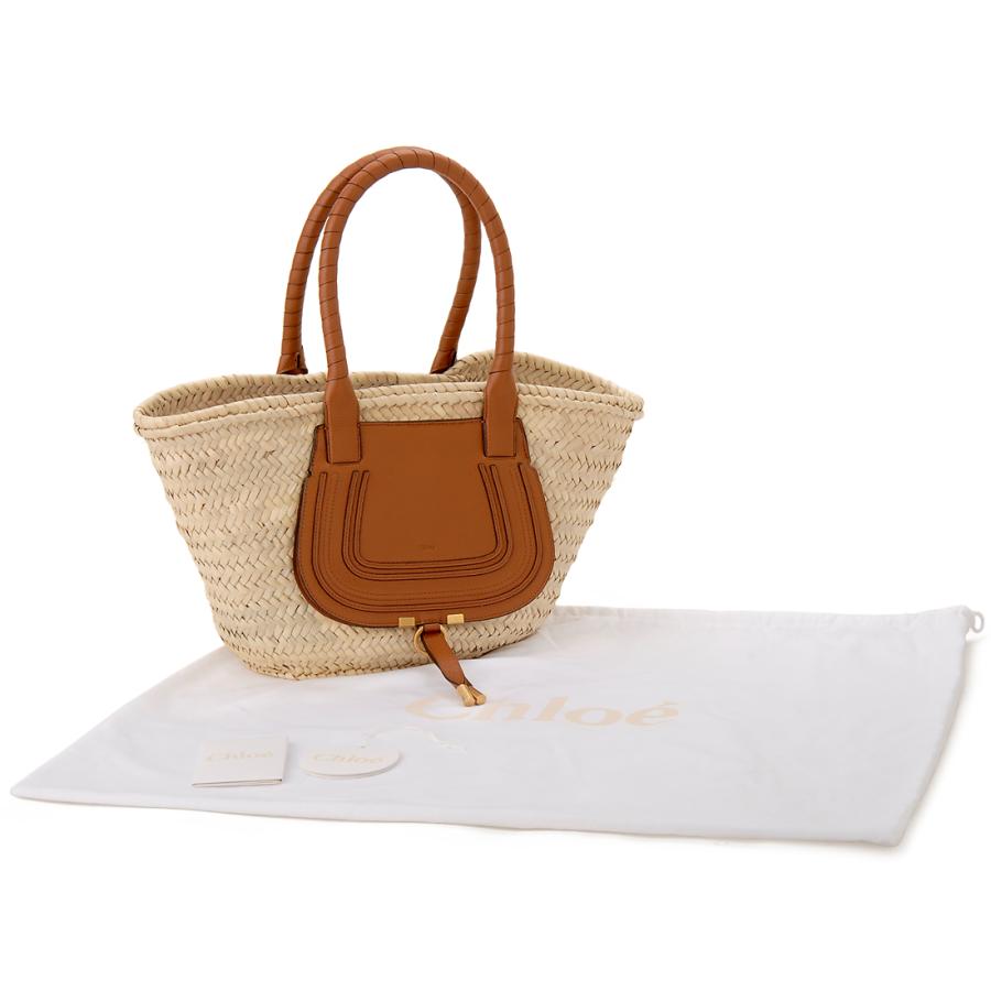 訳あり 持ち手部分に汚れあり Chloe クロエ ハンドバッグ カゴバッグ レディース ブラウン 22AS728 I32 25M MARCIE マーシー : s-select - 通販 ...