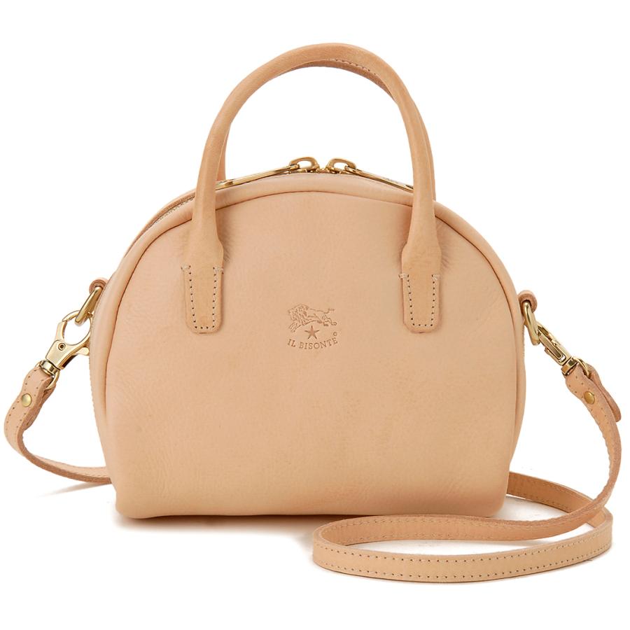 訳あり　全体的に色焼け、色ムラあり　IL BISONTE イルビゾンテ ミニハンドバッグ レディース ナチュラル BHA019 PV0001 NA135 訳あり 全体的に色焼け、色ムラあり イルビゾンテ IL BISONTE ミニ