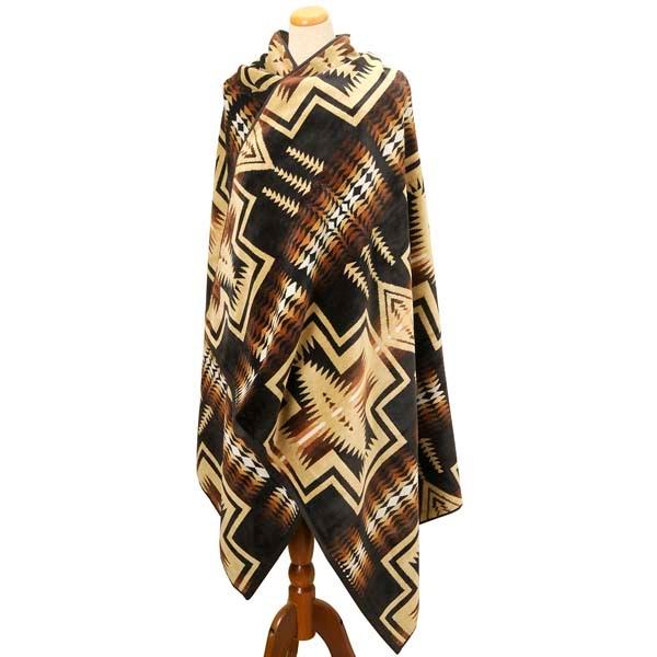 訳あり 別糸が混ざっている部分あり PENDLETON ペンドルトン ブランケット 毛布 ネイティブ柄 XB233 53361 ハーディング オックスフォード ひざ掛け シングル : s ...