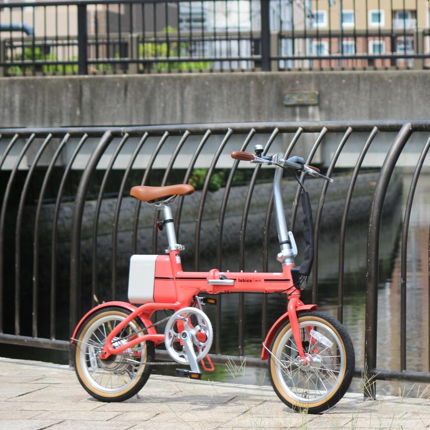型式認定取得 tabico mini モバイルバッテリーにもなる折りたたみ電動アシスト自転車 16インチ ミニベロ USBポート スマホ充電 ...