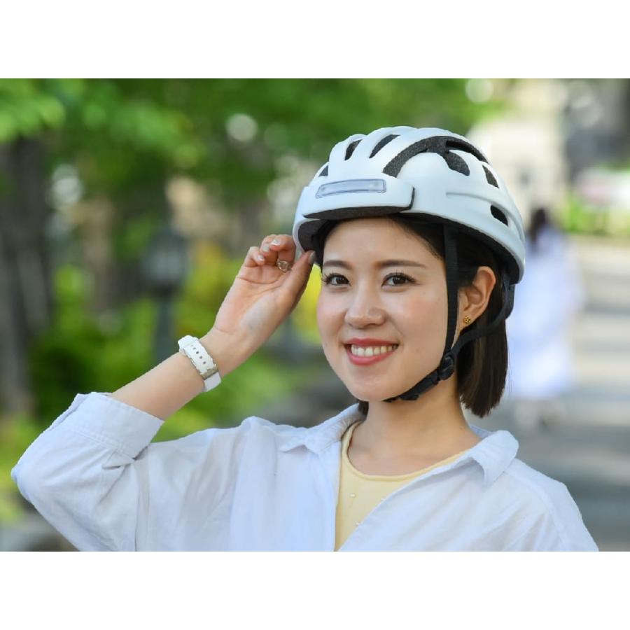 CE認証・CPSC認証 折りたたみヘルメット 折り畳み自転車ヘルメット 前後ライト付き 収納袋付き マグネットバックル 補助金対象 ORITATA-MET アルファ BRINGER ...