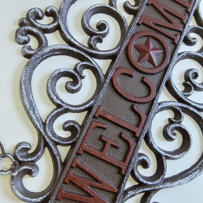 ガーデニング 雑貨 サインプレート サインボード プレート 看板 おしゃれ かわいい アンティーク ハンギングデコウェルカム MT-6279-POST : ガーデニング雑貨TOOLBOX ...