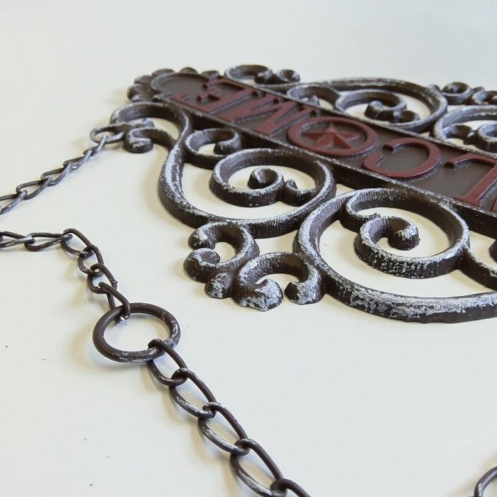 ガーデニング 雑貨 サインプレート サインボード プレート 看板 おしゃれ かわいい アンティーク ハンギングデコウェルカム MT-6279-POST : ガーデニング雑貨TOOLBOX ...