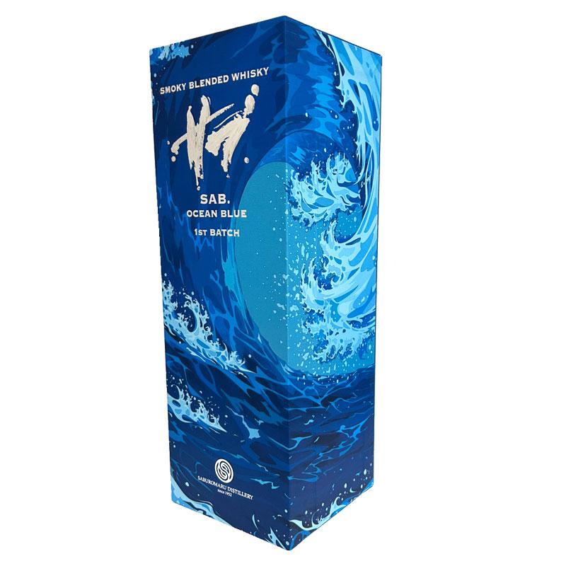 ウイスキー SAB.OCEAN BLUE サブ オーシャンブルー 若鶴酒造 三郎丸蒸留所 1ST BATCH 46度 700ml 富山 : 長 ...