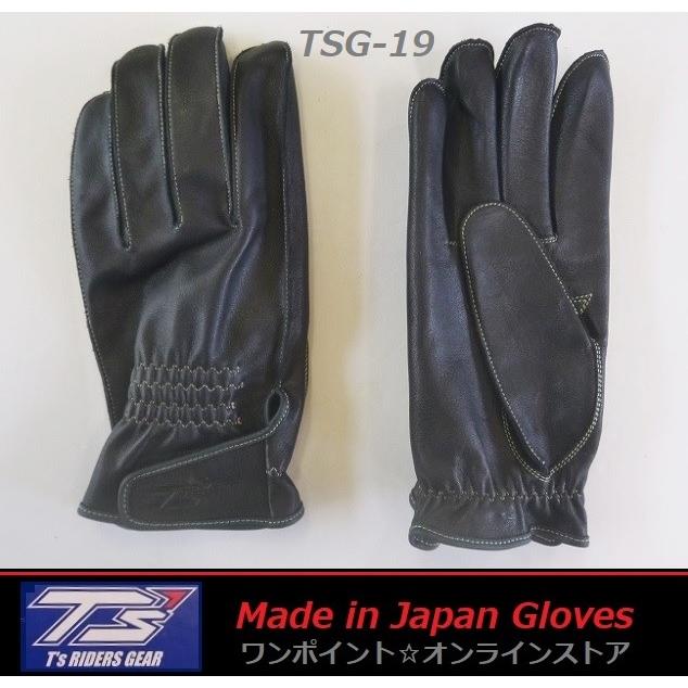 ★T's TSG-19☆牛革 グローブ☆BK・L★日本製 :tsg19bk-l:ワンポイント・オンラインストア - 通販 - Yahoo!ショッピング