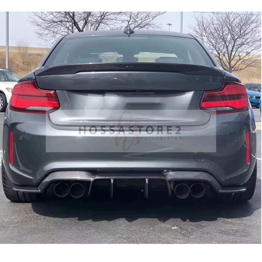 BMW F87 M2 M2Cクーペ2016-2020カーボン バンパーリアディフューザーリップスポイラーボディキット : p211544032fd4 : サァミストア - 通販 - Yahoo ...