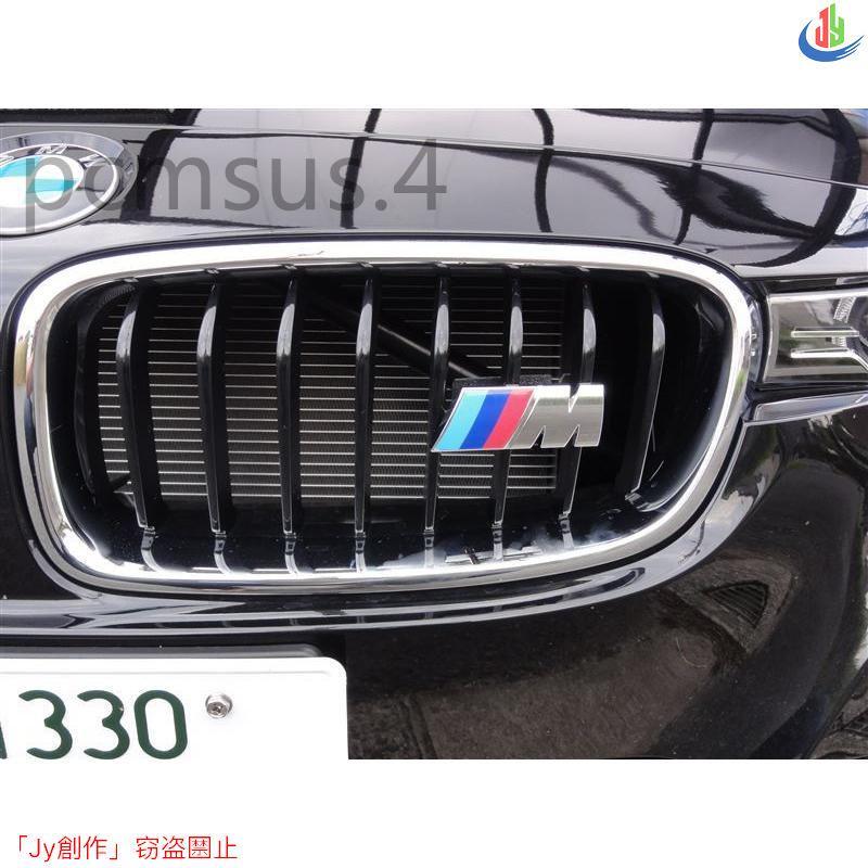 優品√BMW Mクロームグリルエンブレム 白灰黒/E46/E60/E61/E70/E71/E65/E66/E83/E82/E87/E89/E90/E91/E92/E93/1M/M2/M3/M5 ...