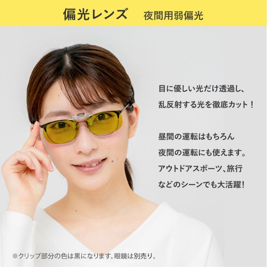 2本組 クリップオン ネオコントラスト テクノロジー 偏光 CLIPON-2-Y75