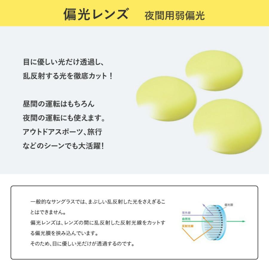 ネオコントラスト テクノロジー サングラス 夜間 運転 2本組 5007B+YN1 ナイト ドライブサングラス 偏光 白内障 術後 保護 ...