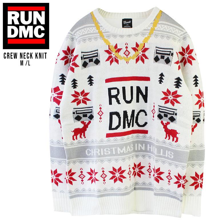 Timberland RUN-D.M.C.（ラン・ディーエムシー）バンド セーター ロック ROCK SWEATER クルーネック ニット ...