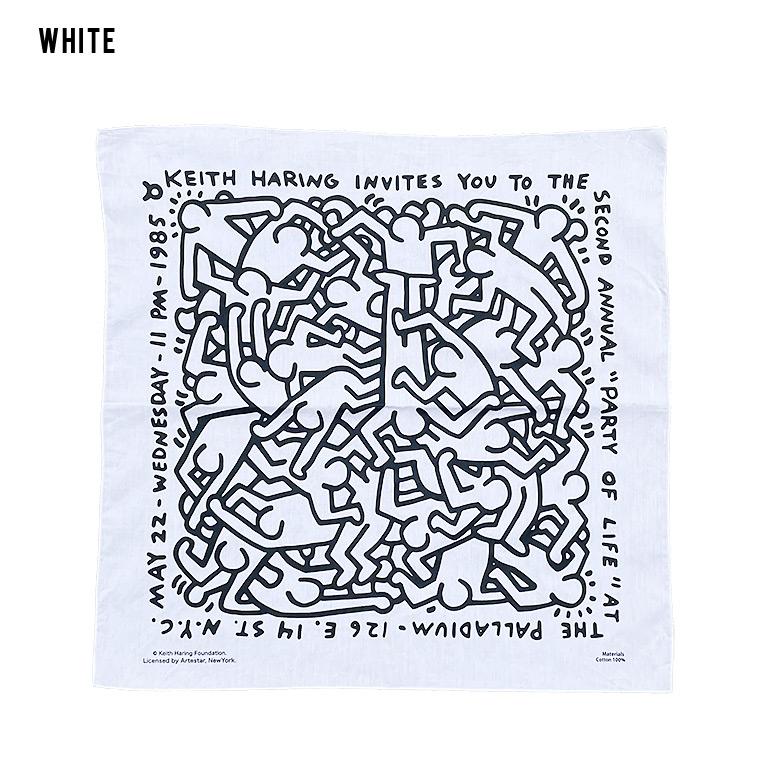 Keith Haring キースヘリング Rainbow Works BANDANA PEOPLE バンダナ メンズ レディース ギフト ...