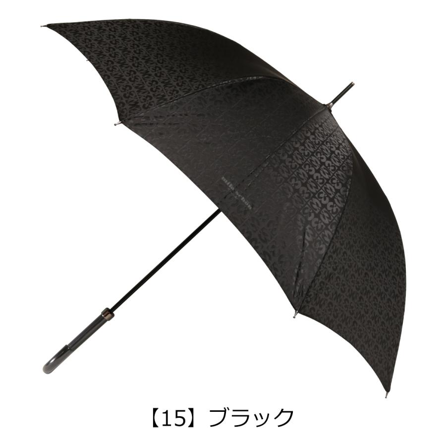 mila schon ミラショーン 傘 長傘 メンズ ジャンプ式 雨傘 耐風 21-062-10044-03 ロゴジャカード ブランド : サックスバーYahoo!店 - 通販 - Yahoo ...