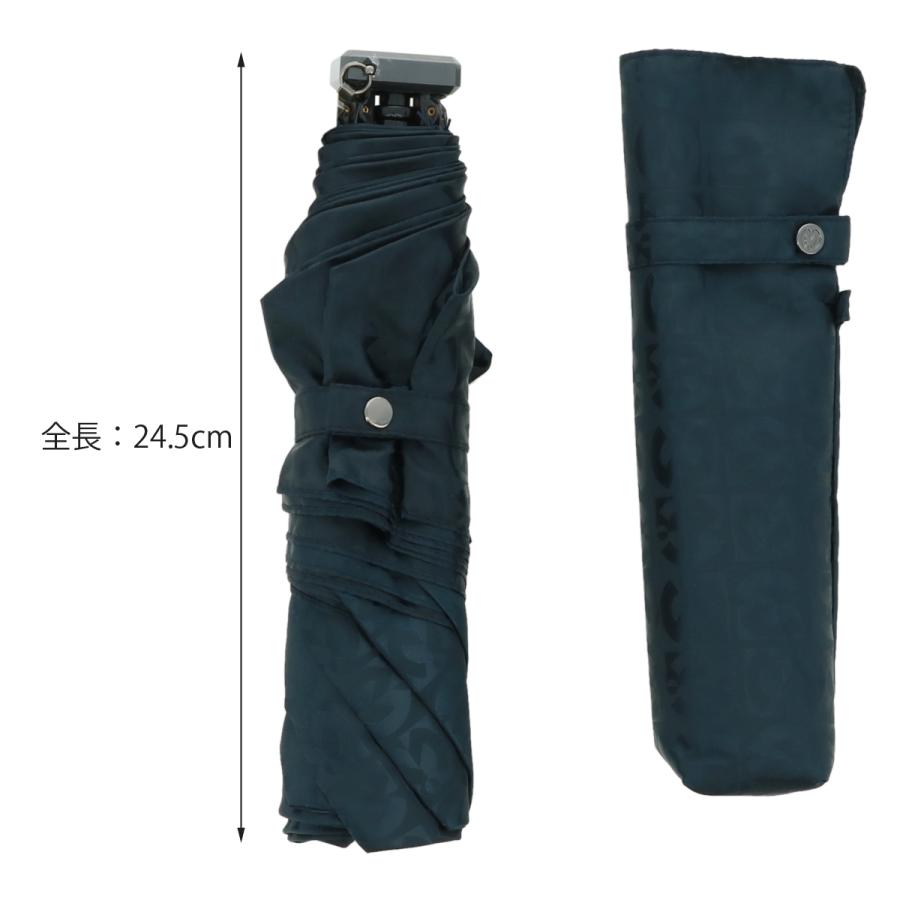 mila schon ミラショーン 傘 折りたたみ傘 メンズ 手開き式 3段折 雨傘 カーボン 軽量 21-062-10044-05 ロゴジャカード 110-119cm ブランド : サックス ...