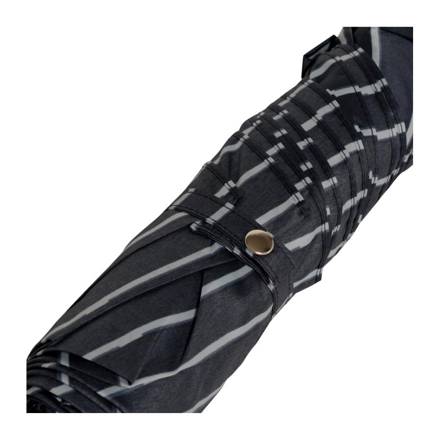 LANVIN en Bleu ランバンオンブルー 傘 折りたたみ傘 メンズ 手開き式 雨傘 21-084-10098-05 Blue ストライプ ブランド 紳士傘 110-119cm ...