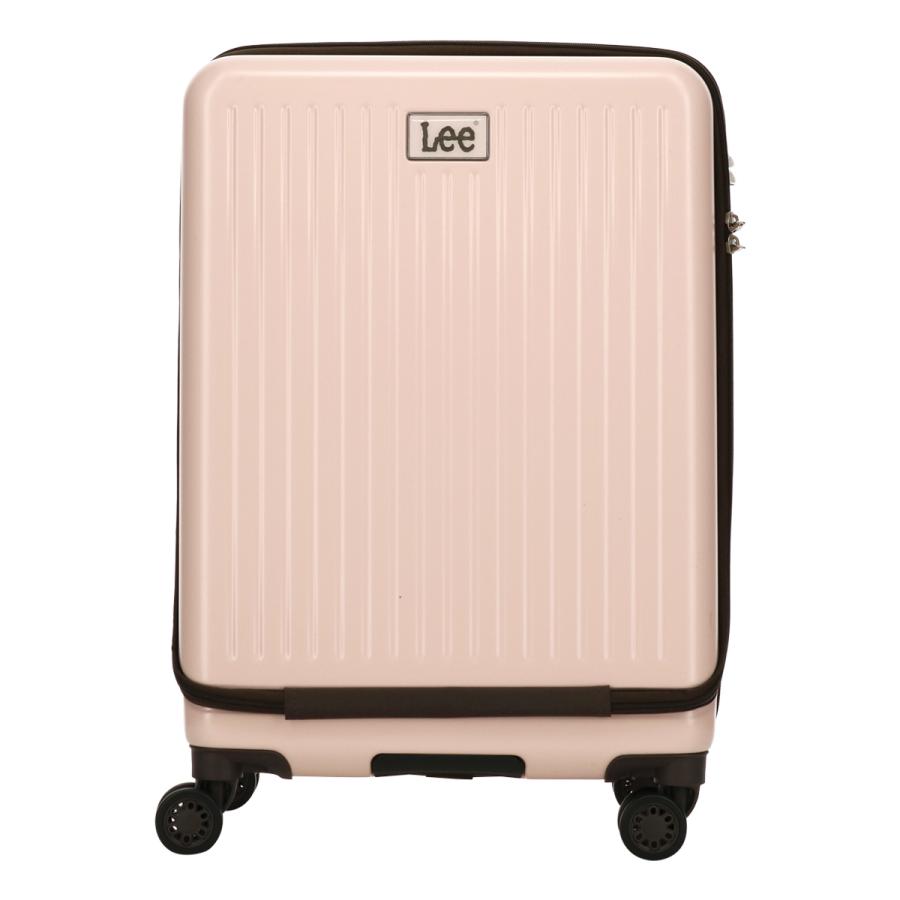 Lee スーツケース 53L 55cm 3.7kg フロントオープン 320-9021 22インチ リー journey TSAロック搭載 ...
