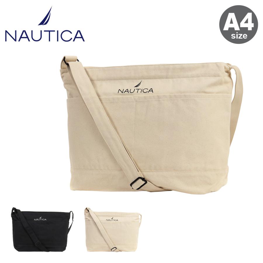 ノーティカ ショルダーバック A4 大容量 キャンバス メンズ レディース 370-7510 NTC-003 NAUTICA : サックスバーYahoo!店 - 通販 - Yahoo!ショッピング