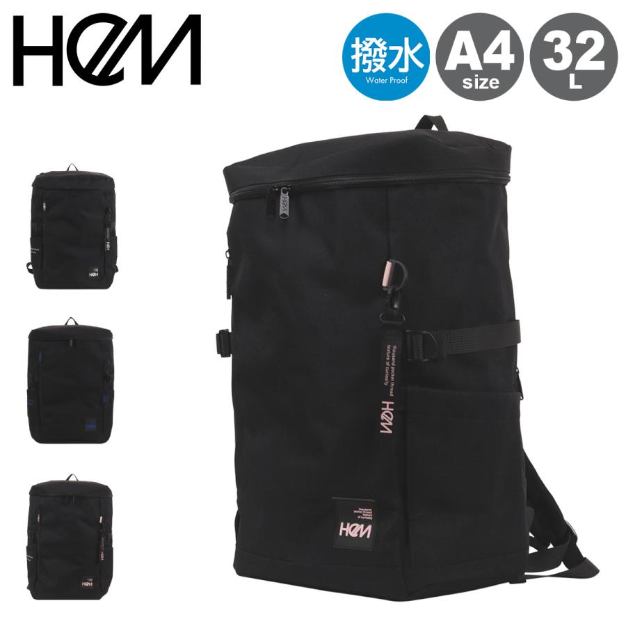 HeM(バッグ) ヘム リュック リュックサック バックパック ルーク25 39-8110 HeM スクールリュック ボックスリュック 撥水 ...