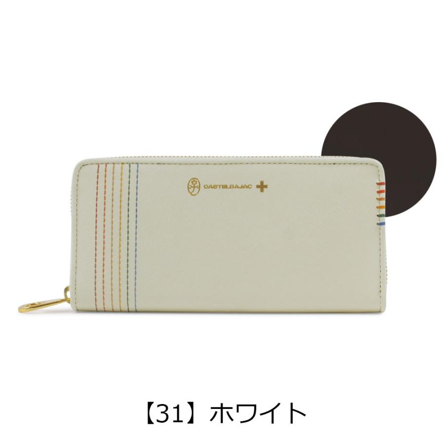 CASTELBAJAC（カステルバジャック） 長財布 本革 ステッチ 027605
