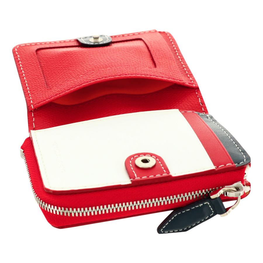 カステルバジャック 小銭入れ 本革 レザー メンズ 032612 カルネ CASTELBAJAC コインケース L字ファスナー パスケース ...