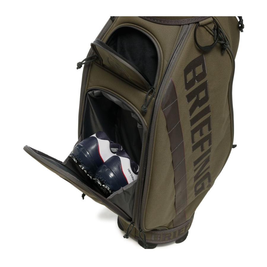 正規品 ブリーフィング ゴルフ キャディバッグ カート型 4分割 4.24kg CR-5 #03 TL BRG231D09 BRIEFING 撥水 ベーシック ゴルフバッグ ...