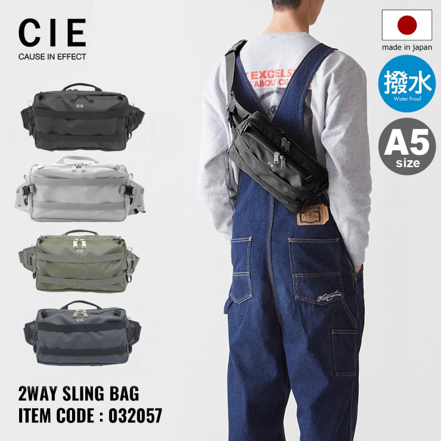 CIE（シー） ボディバッグ GRID3 2WAY SLING BAG メンズ レディース