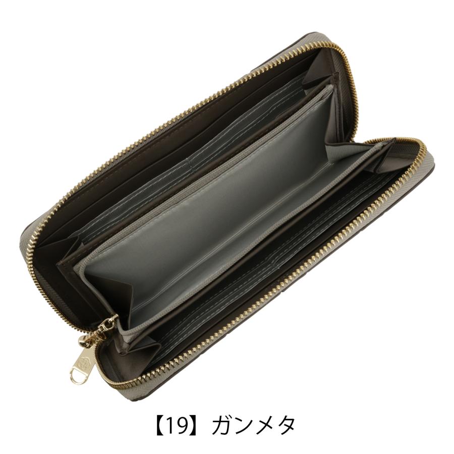 CLATHAS（クレイサス） 長財布 ラウンドファスナー レディース ヘデラ