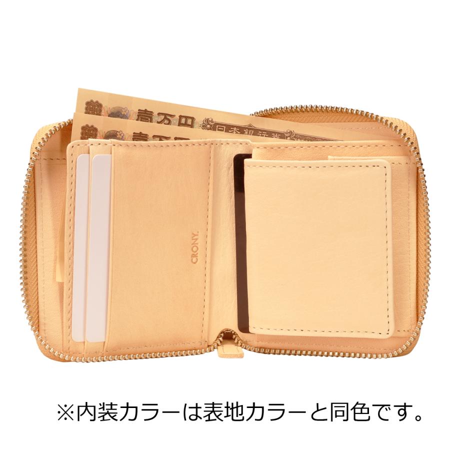 CRONY. クルニー 財布 ラウンドファスナー ミニウォレット メンズ