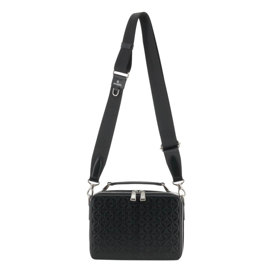 DRESSTERIOR ドレステリア ショルダーバッグ 本革 メンズ レディース ウェルシュ 864103 | 牛革 レザー 型押し エンボス ...