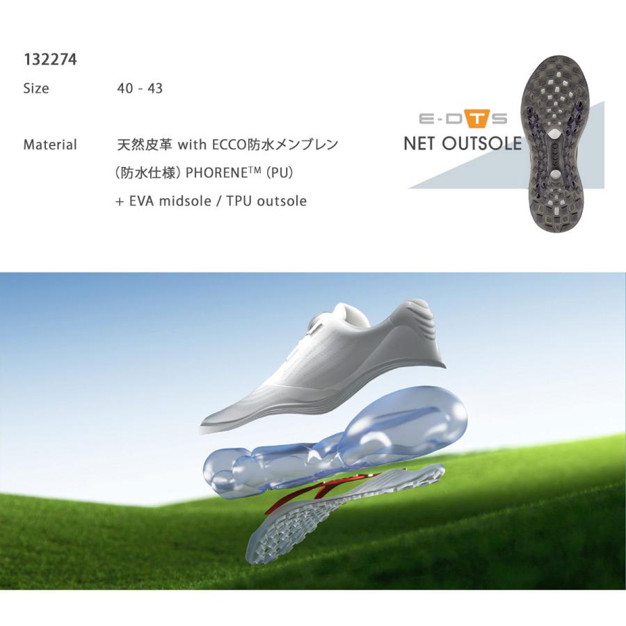 ecco エコー ゴルフ シューズ エルティーワン ボア スパイクレス メンズ 男性用 132274 ECCO LT1 BOA リール ダイヤル式 靴 メンズゴルフ : サックスバーYahoo ...