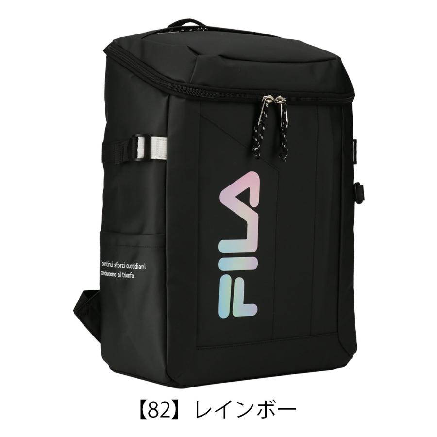 フィラ リュック 24L B4 BOX型 サイン レディース メンズ 7761 FILA | スクエア スクールリュック スクールバッグ 撥水 通学 部活 :fila-7761:サックスバー ...
