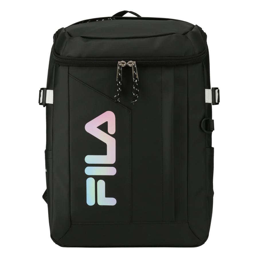 フィラ リュック 24L B4 BOX型 サイン レディース メンズ 7761 FILA | スクエア スクールリュック スクールバッグ 撥水 通学 部活 :fila-7761:サックスバー ...
