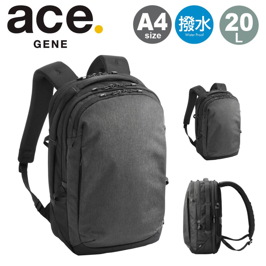 ace. GENE LABEL エースジーン ラグレンティスヘザー A4 リュック