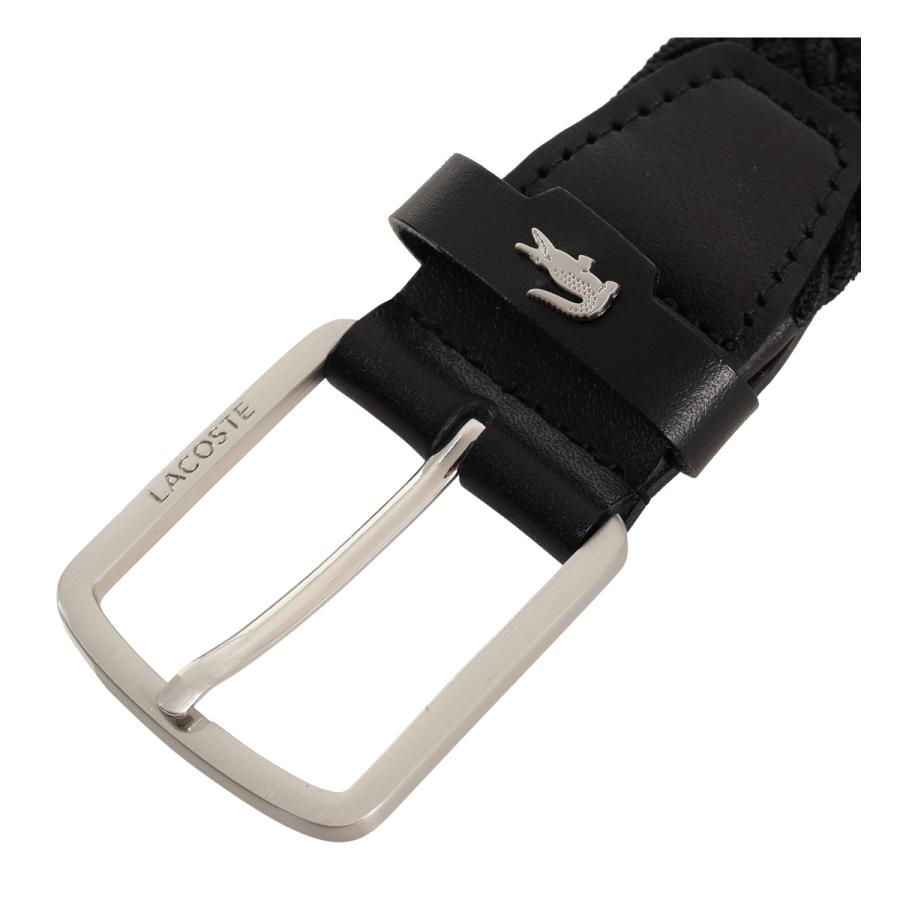 LACOSTE（ラコステ） ベルト 日本製 メンズ メッシュベルト ピンタイプ