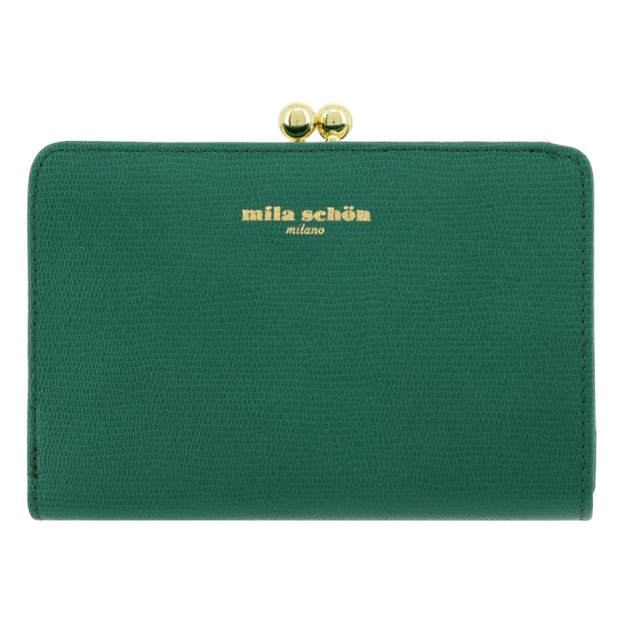 mila schon ミラショーン 二つ折り財布 ルチェルトラ 本革 レディースmsk-222│mila がま口 : サックスバーYahoo!店 - 通販 - Yahoo!ショッピング