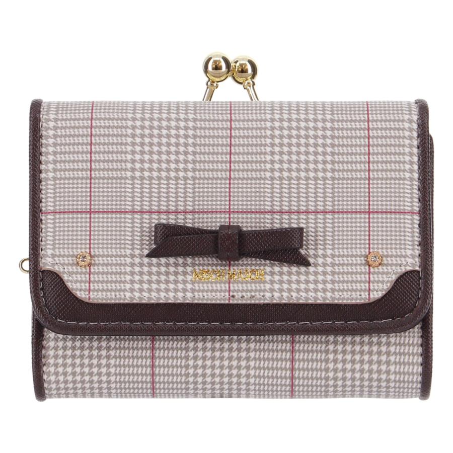 MISCH MASCH（ミッシュマッシュ） 三つ折財布 ガマ口 レディース フェリカ 67365 MISCHMASCH チェック ミニ財布 ...