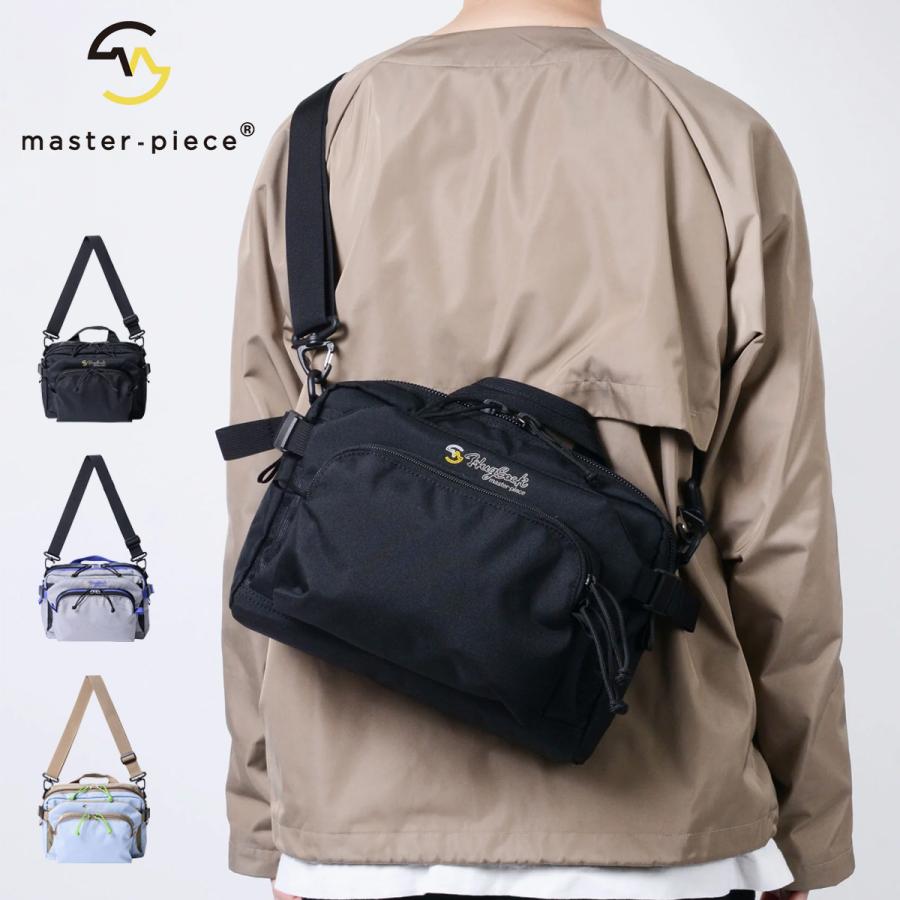 master-piece GOLF マスターピース ショルダーバック メンズ レディース mspc 03231 Hugsack master piece 軽量 日本製 カジュアル : サックス ...