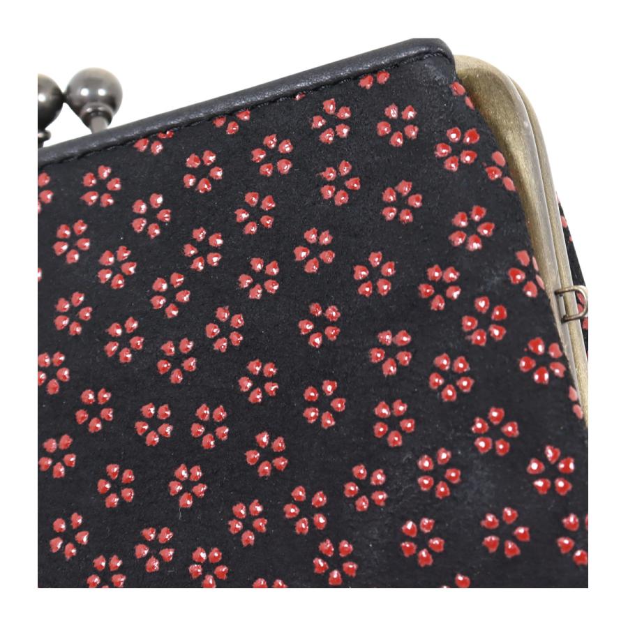 le prairies（ルプレリー） ギンザ 財布 がま口 本革 レザー 印伝