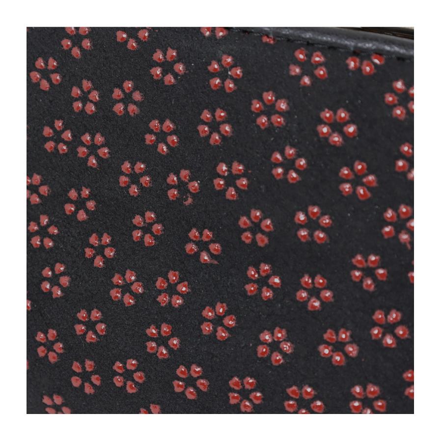 le prairies（ルプレリー） ギンザ 財布 がま口 本革 レザー 印伝