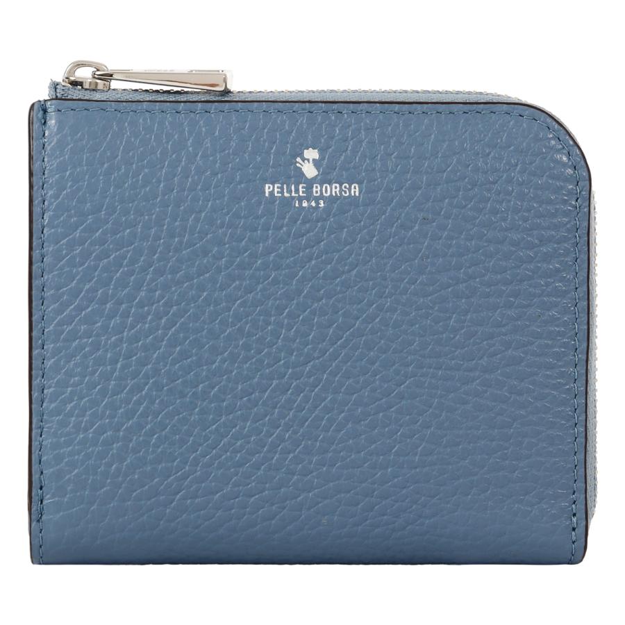 PELLE BORSA（ペレボルサ） 二つ折り財布 L字ファスナー 本革 コンフィー レディース 206705 PELLE BORSA ミニ ...