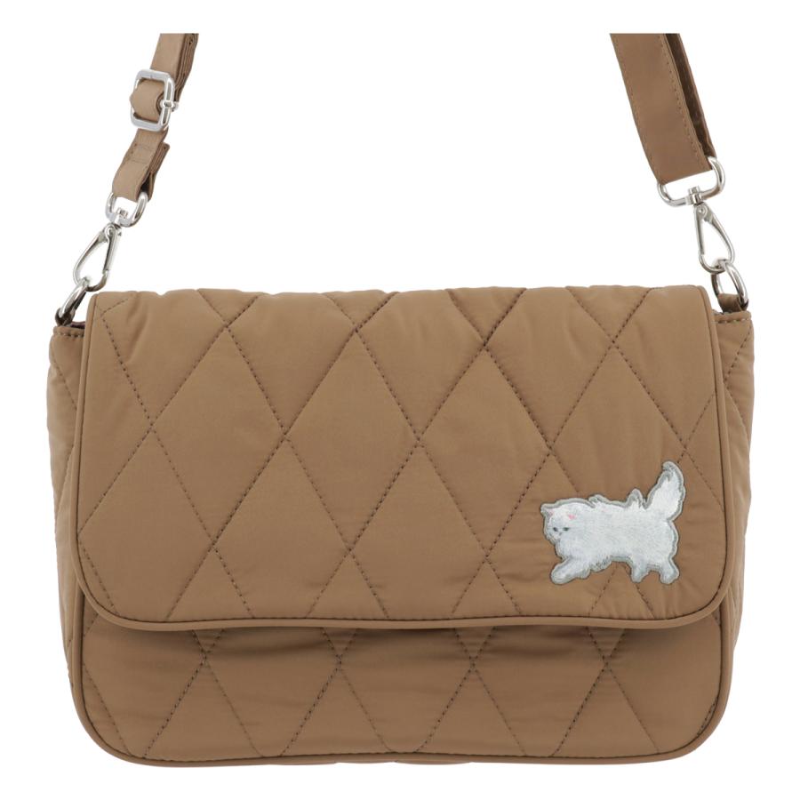 PAUL&JOE ポールアンドジョーアクセソワ ショルダーバッグ レディース キルティング PJA-B1092 ACCESSOIRES ミニショルダー 猫 ワッペン 刺繍 爆買 : サックス ...